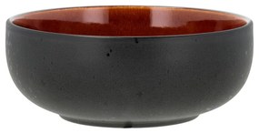 Černá/jantarová ramen miska z kameniny Gastro Black/Amber – Bitz