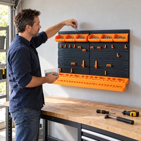Nástěnná sada s držákem na nářadí a boxy ArtPlast 321