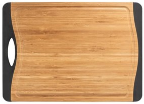 Krájecí protiskluzové prkénko z bambusového dřeva Wenko, 33 x 23 cm