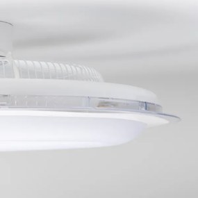 Brilagi - LED Stmívatelné svítidlo s ventilátorem RONDA LED/48W/230V bílá + DO