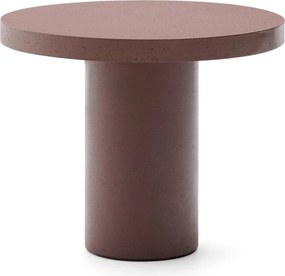 Betonový kulatý zahradní jídelní stůl ø 90 cm Aiguablava – Kave Home