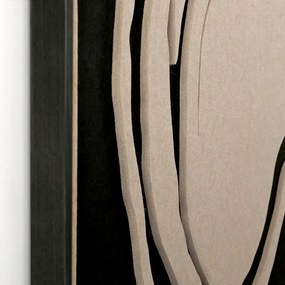 3D obraz s rámem/akustický 90x120 cm Sacred Silence 2 – Malerifabrikken
