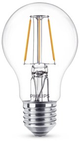 Philips E27 A60 LED žárovka filament 4W 2700K čirá