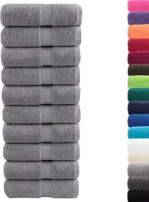 Prémiové mycí utěrky SOLUND 10 ks šedé 30x30 cm 600 g/m² 137301