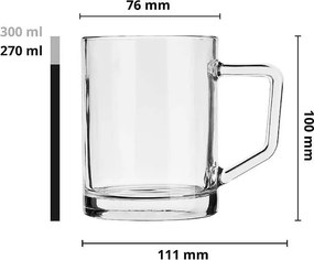 Glasmark Hrnky Nico 300 ml 6 ks