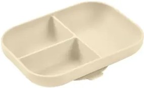 Beaba Talíř silikonový dělený s přísavkou Clay
