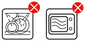 Porcelánová konvička s modrými květy a se sítkem – 700 ml