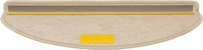 Samolepicí rohože na schody Sisal-Look 30 ks 65x21x4 cm Písek 3365879