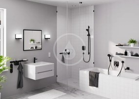 Hansgrohe - Umyvadlová baterie s výpustí, CoolStart, EcoSmart, matná černá