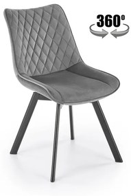 Halmar jídelní židle K520 barevné provedení: šedá