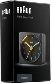 Braun BC02X černá / Klasický budík / 1x AA baterie
