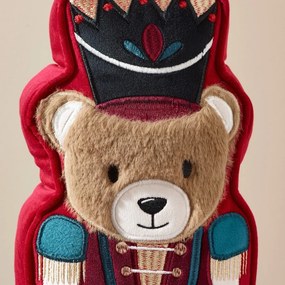 Dekorační polštář s vánočním motivem 20x30 cm Christmas Nutcracker Bear – Catherine Lansfield