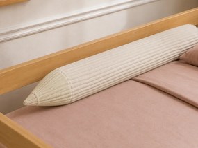 Dětský mantinel TUŽKA z manšestru Zvolte barvu: Hnědá, Zvolte rozměr: 15x130 cm