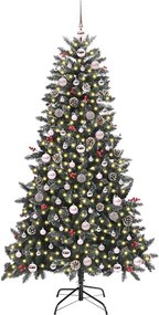 Umělý vánoční stromeček Zelená 180 cm PVC, plast a ocel 3395882