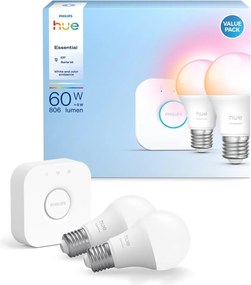 Základní sada Philips Hue WACA 2xE27/8W/230V 2200-6500K + Hue bridge