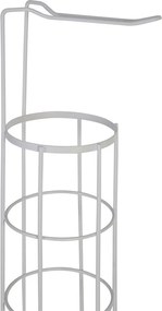 Bílý stojan na toaletní papír z nerezové oceli Linnea – Premier Housewares