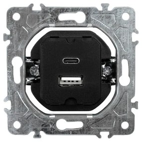 Elhard USB A+C zásuvka Royal 20W, bílá YK2133W