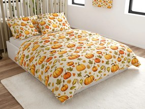 Povlečení z mikrovlákna AUTUMN PUMPKINS barevné Rozměr povlečení: 70 x 90 cm | 140 x 220 cm
