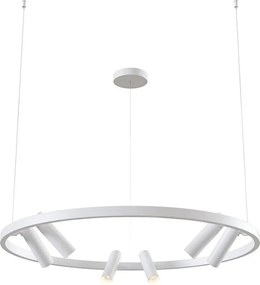 Maytoni MOD102PL-L42W - LED Lustr na lanku SATELLITE LED/42W/230V bílá