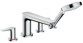 Hansgrohe Talis E, baterie na okraj vany, 4-otvorová instalace, chromová, 71748000