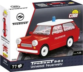 COBI 24555 Trabant 601 Universal hasiči / 77 kostek / 1:35 / od 5 let