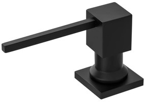 Sink Quality Quatro, dávkovač saponátu pro kuchyňský dřez 400ml, černá matná, SKQ-DOK-BK