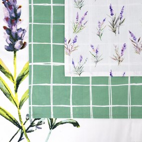 KUCHYŇSKÁ UTĚRKA LAVENDER SADA 3 KS 50X75 CM VZOROVANÉ