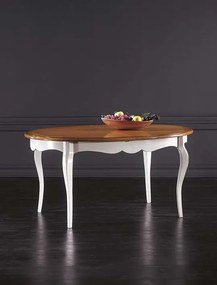 Oválný stylový rustikální stůl