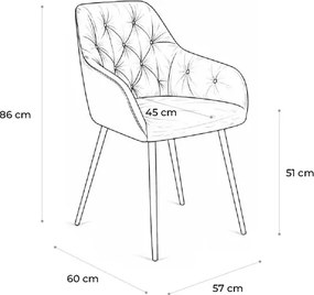Jídelní stůl GYRUS 120 bílá + 4ks jídelní židle SIENA růžová