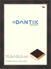 DANTIK rámeček 70x100 | TOMAS černá velká (Plexi Čiré)