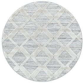 Ayyildiz Kusový koberec PISA 4703, kulatý, Šedá Rozměr koberce: 120 cm KRUH