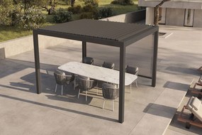 Pergola elektrická  PRIME s osvětlením - modulární 400 x 400
