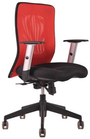Office Pro Kancelářská židle na kolečkách Office Pro CALYPSO - s područkami Červená 13A11