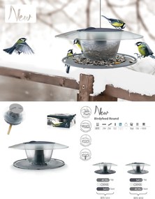 Krmítko pro ptáčky Birdie 29,4 cm antracit