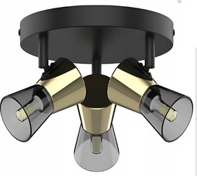 Industriální lampa přesýpacích hodin do kuchyně/jídelny s nastavitelnými stínítky Cento