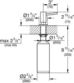 Grohe Cosmopolitan - Dávkovač saponátu 500 ml Warm Sunset