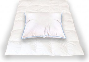 Bílý péřový SET STANDARD přikrývka 140x200 + Polštář 70x90 cm