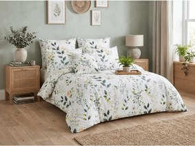 Povlečení z mikrovlákna FLORAMA bílé Rozměr povlečení: 2 ks 70 x 90 cm | 200 x 220 cm