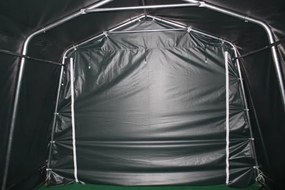Zahradní a hospodářský stan 3,3×6 m, zelený, PVC 550 g/m²