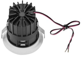 LA 1002591 HORN MAGNA LED venkovní svítidlo k zabudování do stropu bílá, 3000K, 25° - BIG WHITE (SLV)