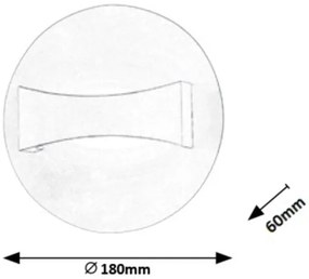 Rabalux 1437 - LED Nástěnné svítidlo NEVILLE LED/6W/230V bílá kulaté