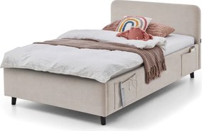 Béžová dětská postel s úložným prostorem s roštem 120x200 cm Cosy – Meise Möbel