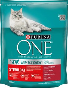 Purina One Granule pro kočky Sterilcat s hovězím a pšenicí 800 g