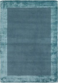 Moderní kusový koberec Ascot Aqua Jednobarevný modrý Rozměr: 200x290 cm