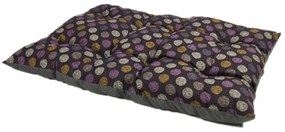TOP Multifunkční polštář velikost XXL 135x90 - Fialová kolečka/Šedý