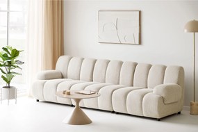House Nordic Třímístná pohovka TAZA béžová 276 cm 1360009
