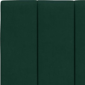 Postel s matrací Hanko tmavě zelená 120 x 200 cm samet 3208589