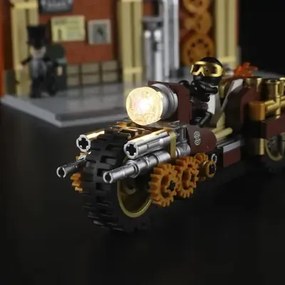 Lumibricks Steampunk Motorcycle Chase / 424 dílků / od 16 let
