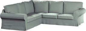 Potah na pohovku IKEA Ektorp rohová barva zelená látka pletený vzor