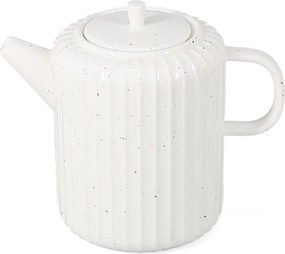 Bílá konvice na čaj z kostního porcelánu 540 ml Ora Gloss – Salt&amp;Pepper